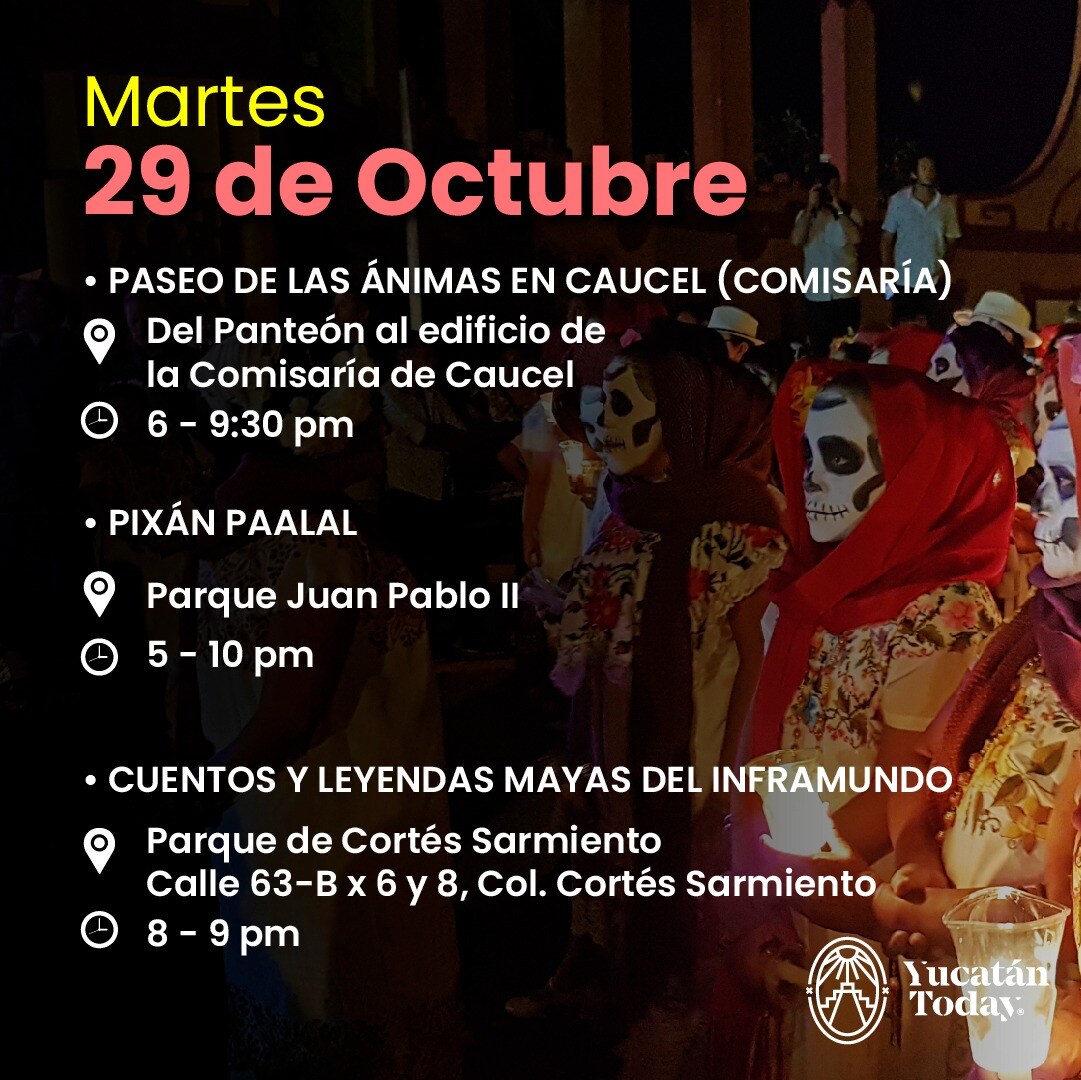 Festival de las Ánimas 2024 ¡Conoce todas las actividades en Mérida!
